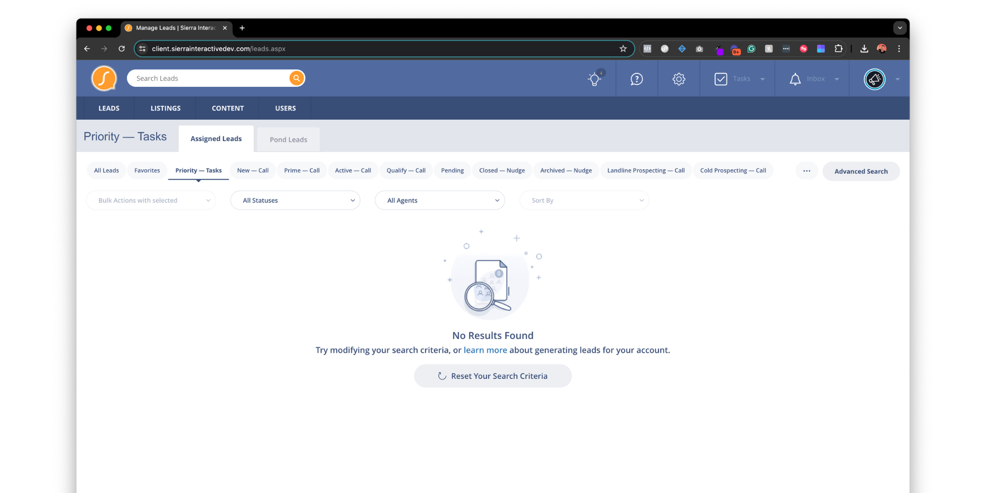 Sierra Interactive Integration