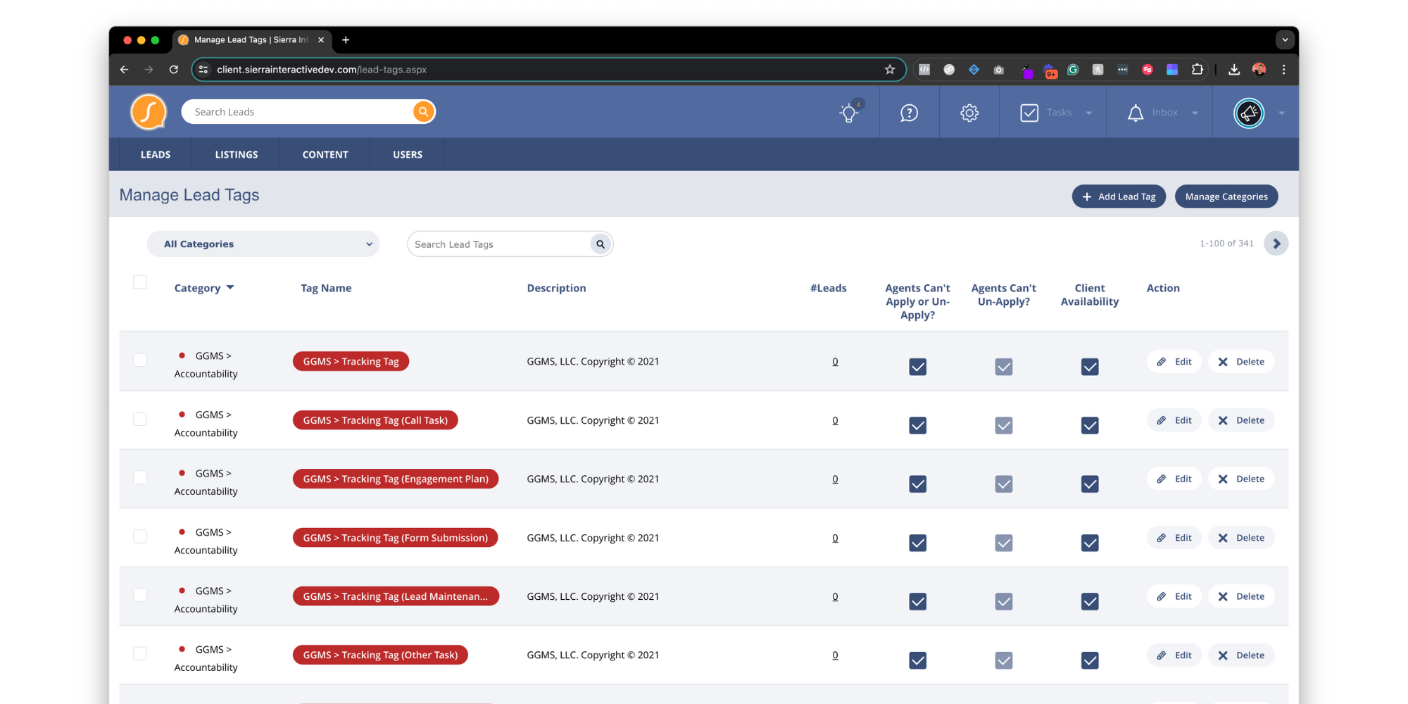 Sierra Interactive Integration